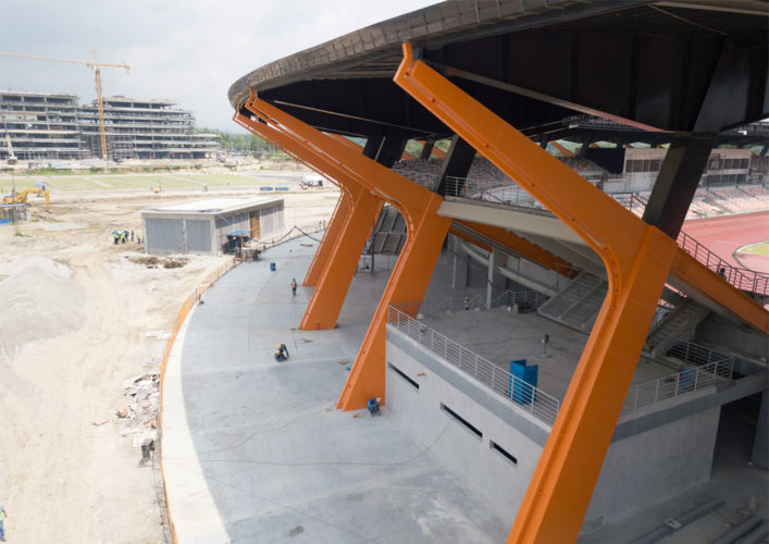 Clark City Stadium Nears Completion Before Turnover