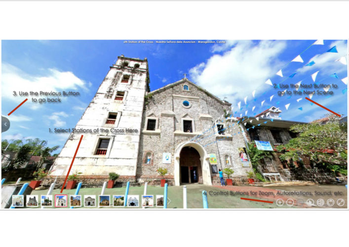 Take a Virtual Visita Iglesia Church Tour at Home