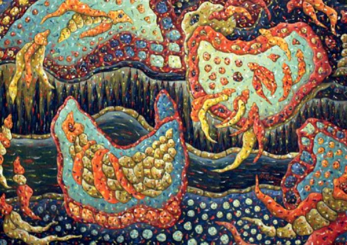 National Artist H R Ocampo’s Worlds Mutate Exhibit Opens