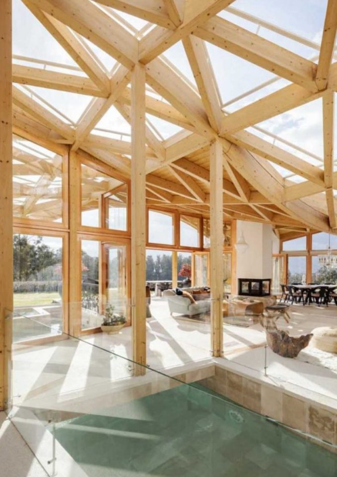 Wooden Wave Roof Achieved with Modern Tech Tools